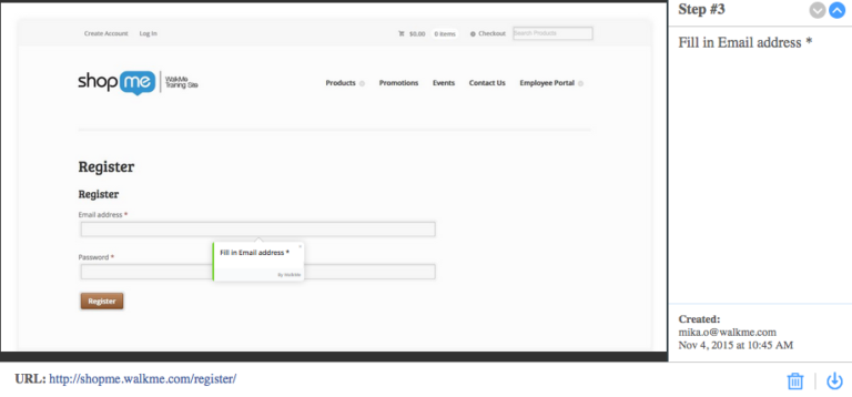 Screenshots - WalkMe Help Center