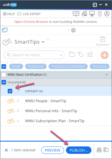 SmartTips - WalkMe Support