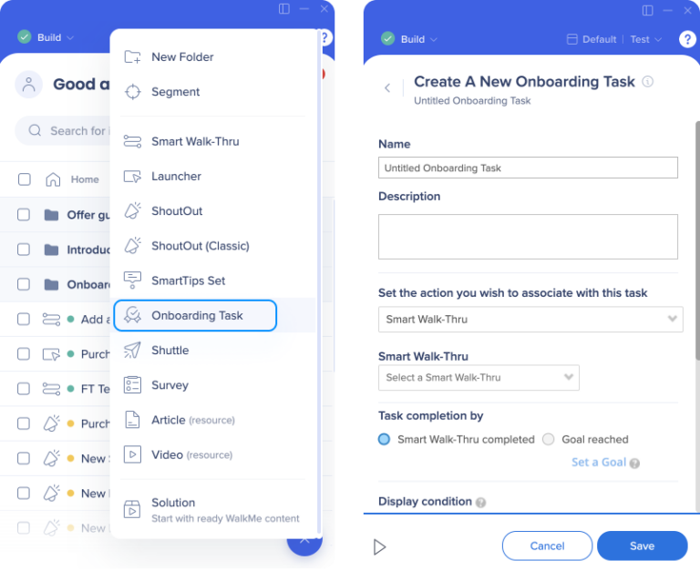 Onboarding Tasks: Getting Started Guide - WalkMe Help Center