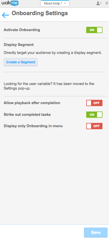 Onboarding - WalkMe Support
