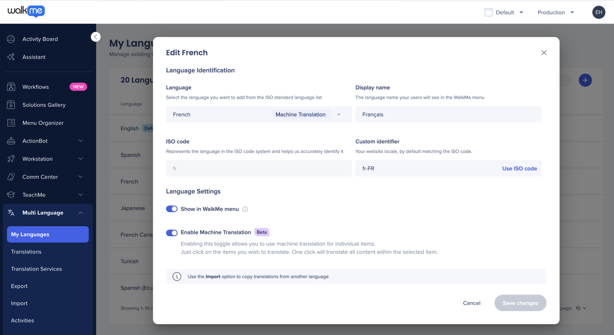 Text & Multi-Language - WalkMe Help Center