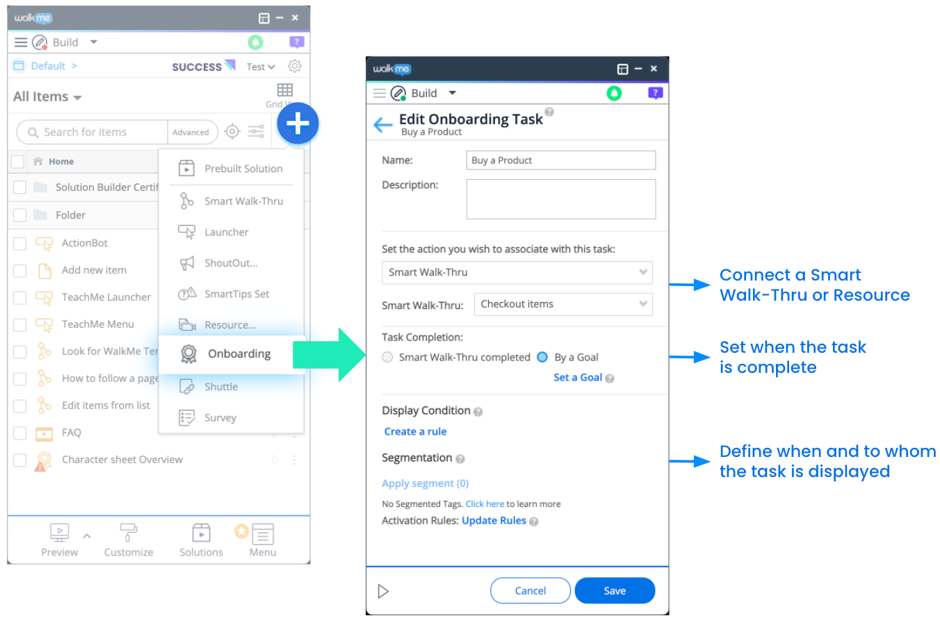Onboarding Tasks: Getting Started Guide - WalkMe Help Center