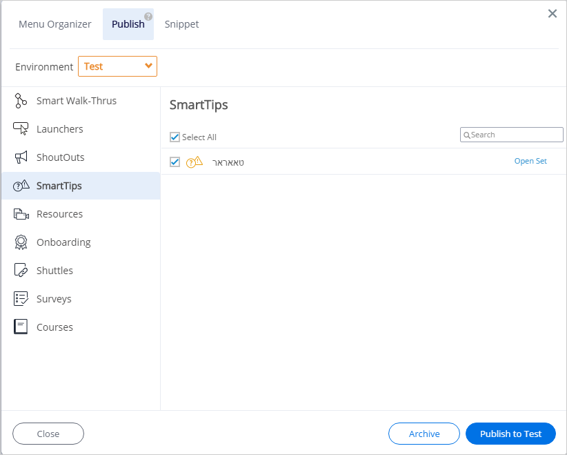 SmartTips - WalkMe Support