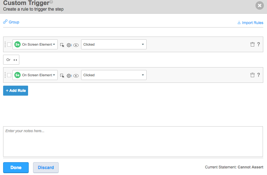 Custom Triggers - WalkMe Support