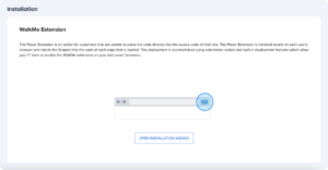 Deploy WalkMe Using an Extension - WalkMe Help Center