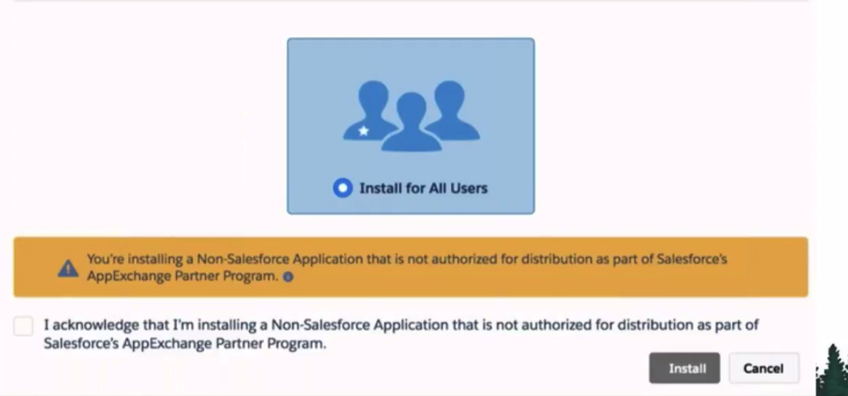Salesforce AppExchange Installation Notification - WalkMe Help Center