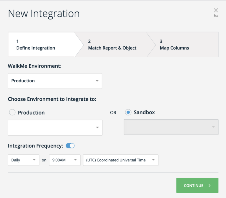 Salesforce Data Integration - WalkMe Help Center