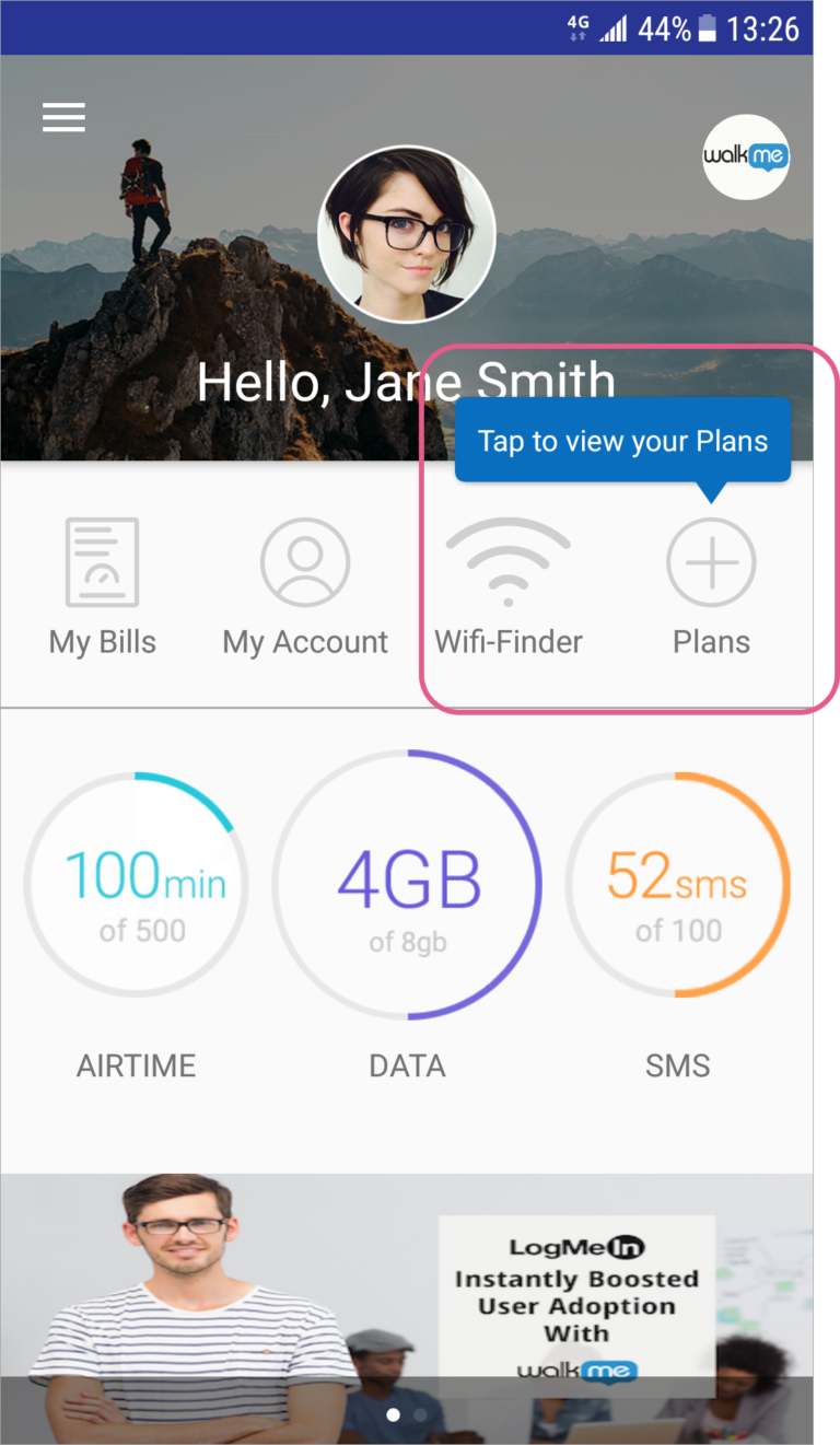 Mobile: What Are Walk-Thrus and How Are They Used? - WalkMe Help Center