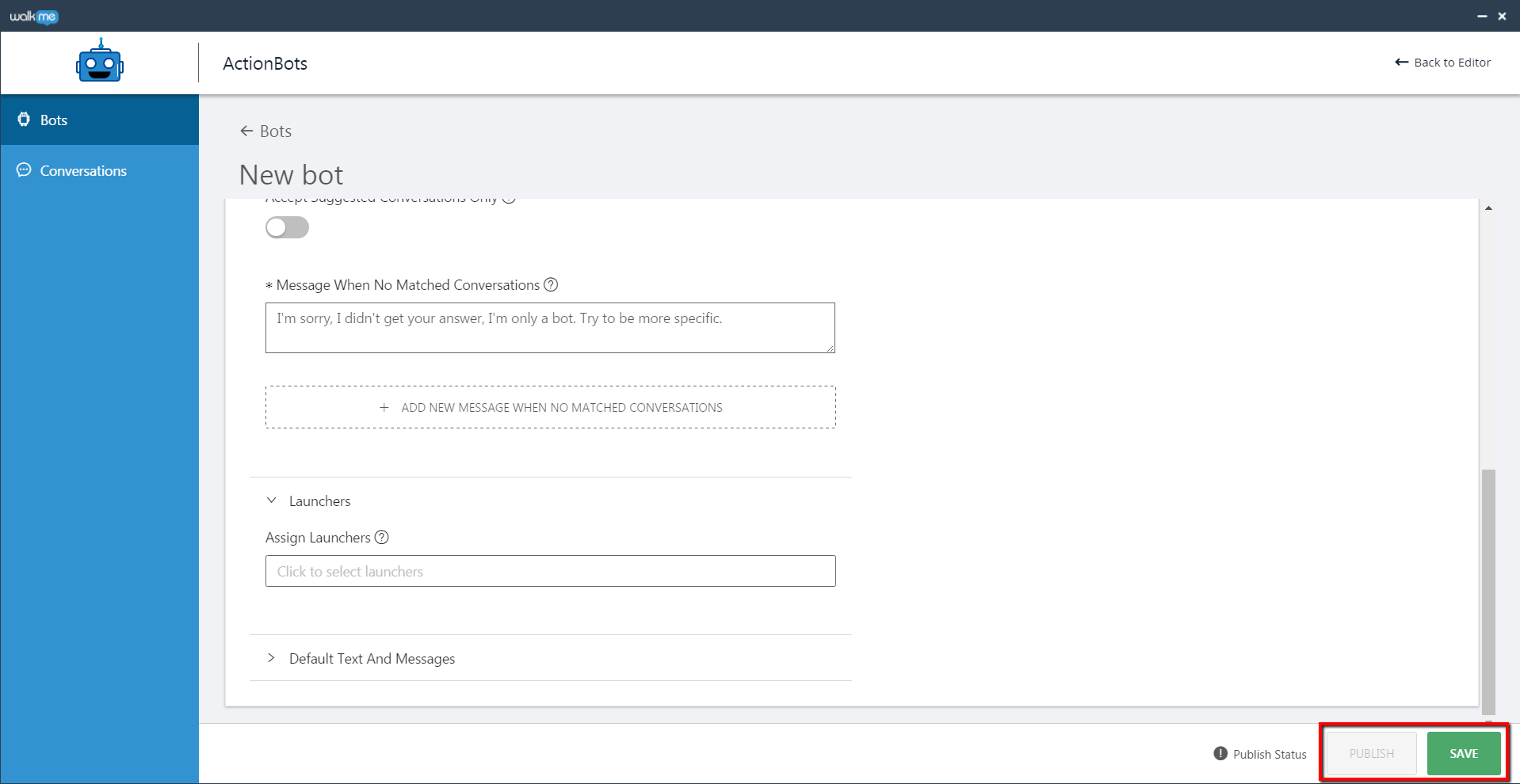 How To Build an ActionBot - WalkMe Help Center