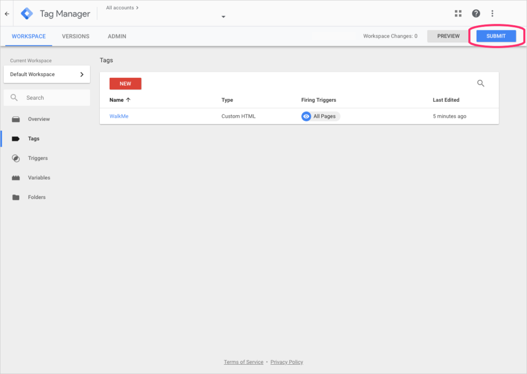 Using Google Tag Manager to Add the WalkMe Snippet - WalkMe Help Center