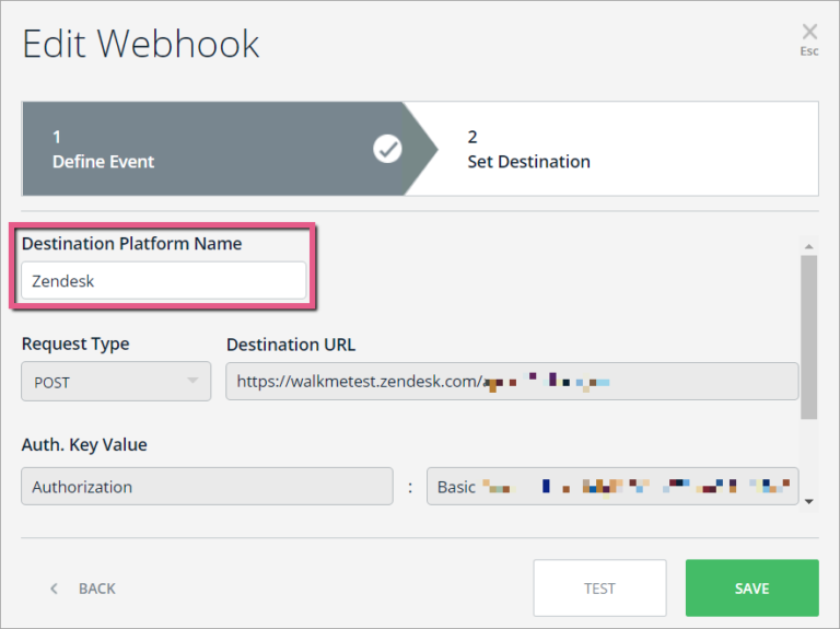How to Use WebHooks With Zendesk - WalkMe Help Center