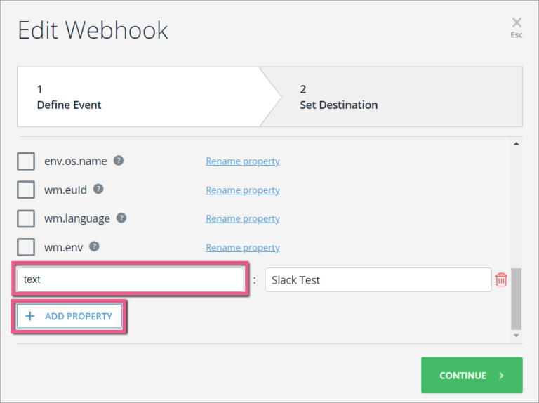 How To Use Webhooks With Slack - WalkMe Help Center