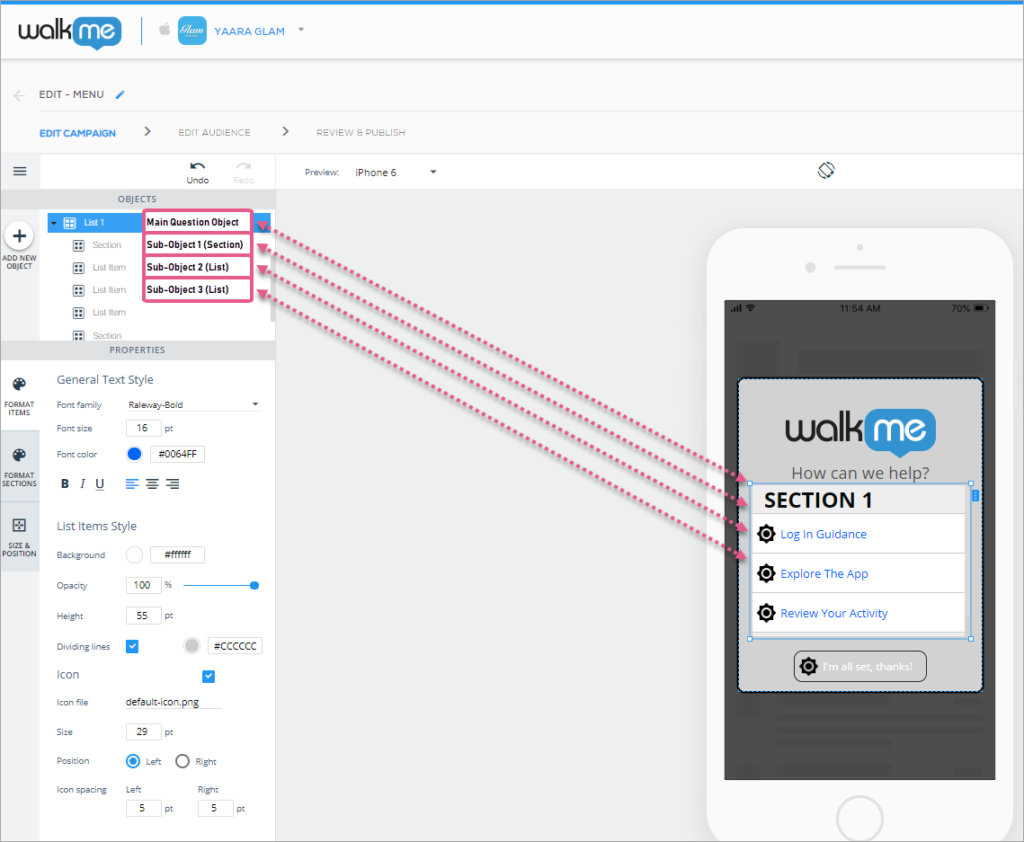 Mobile: How To Build ShoutOuts - WalkMe Help Center