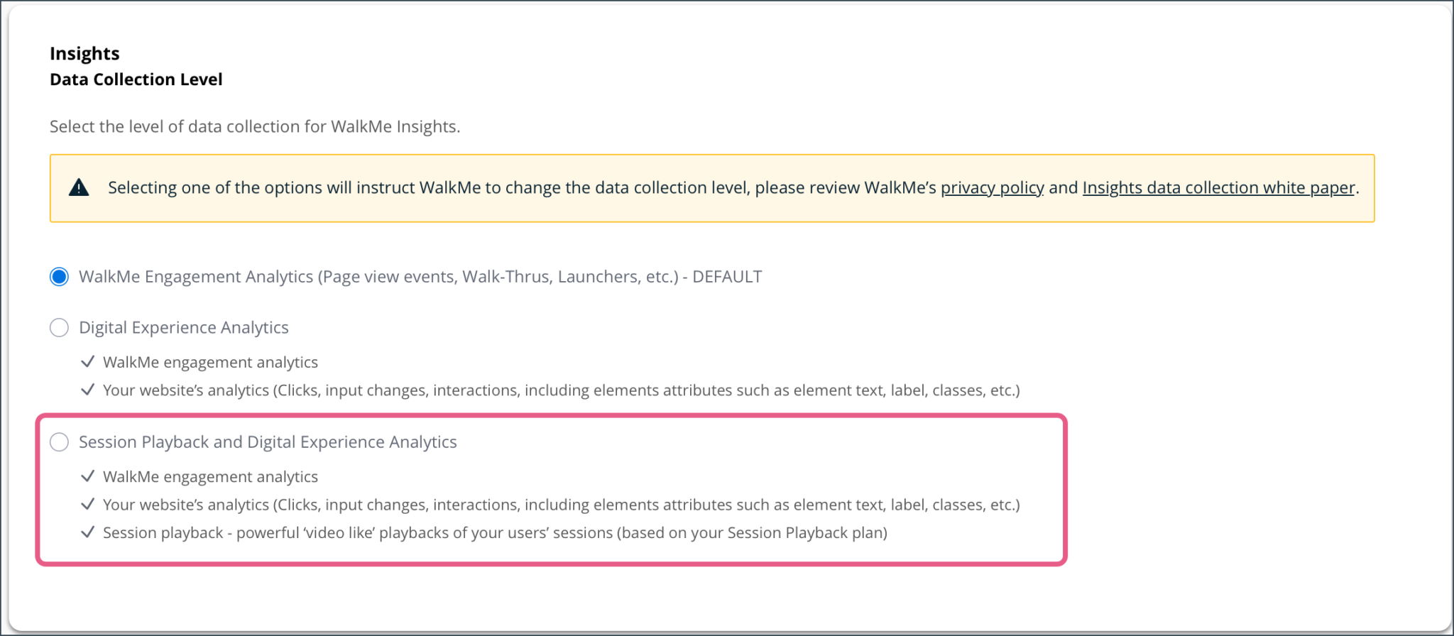 About Insights Session Playback - WalkMe Help Center