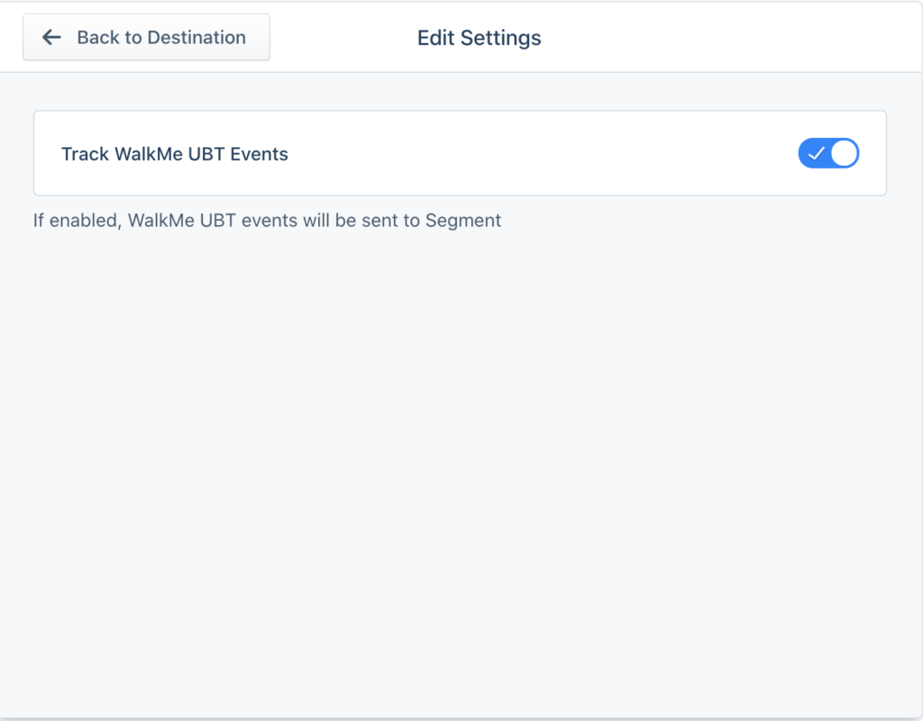 Segment Integration - WalkMe Help Center