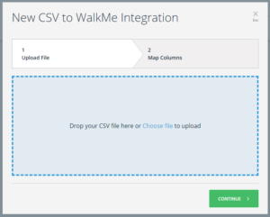 Incoming CSV Integration - WalkMe Help Center