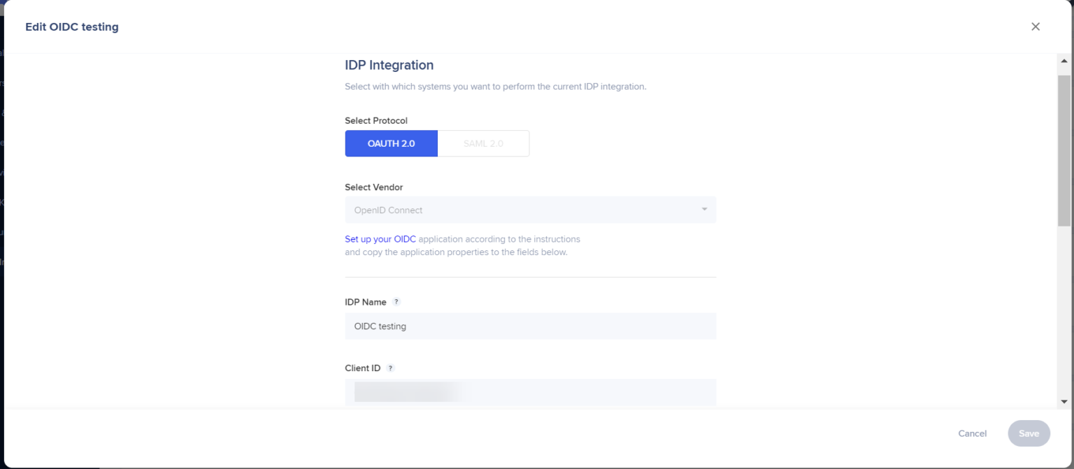 IDP Integration - WalkMe Help Center