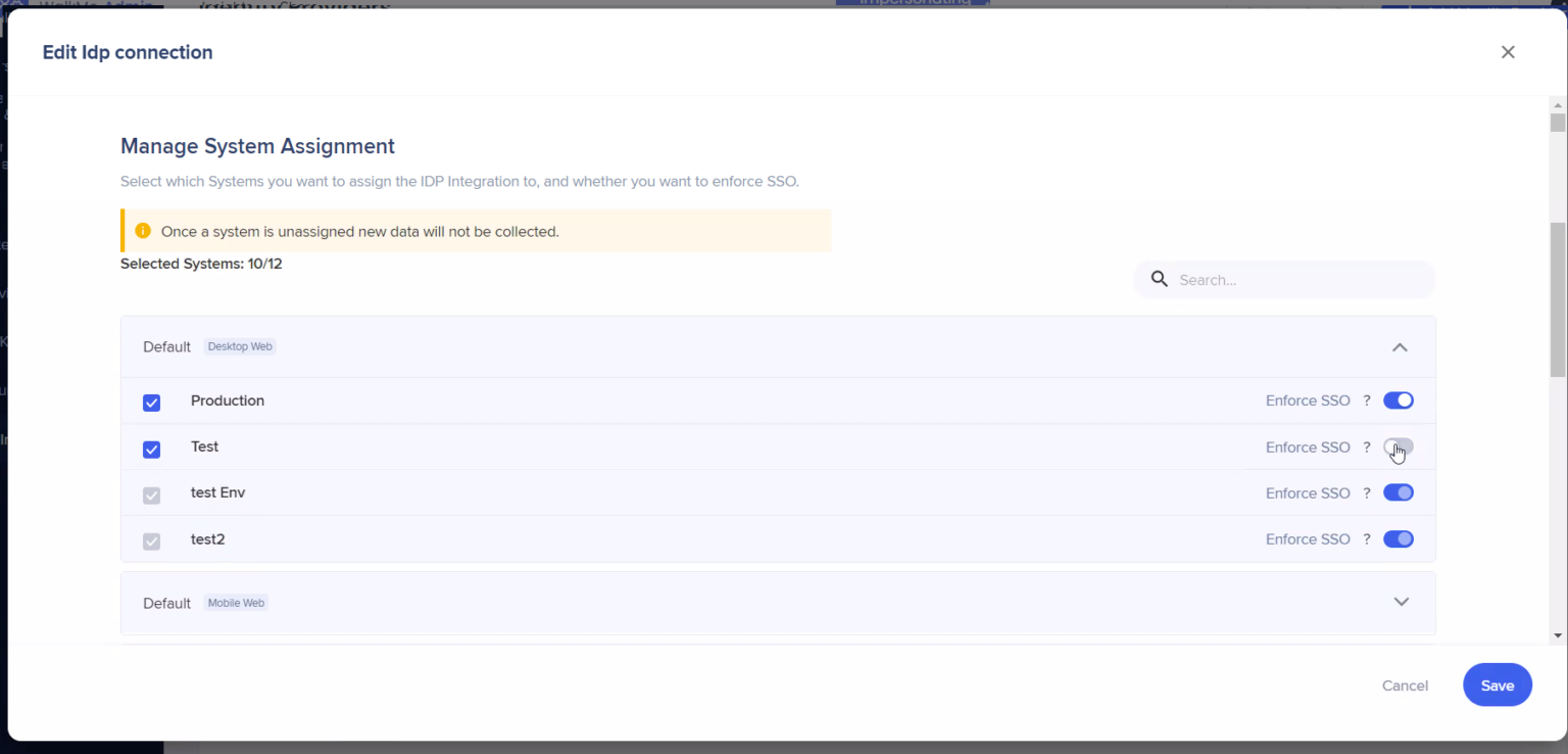IDP Integration - WalkMe Help Center