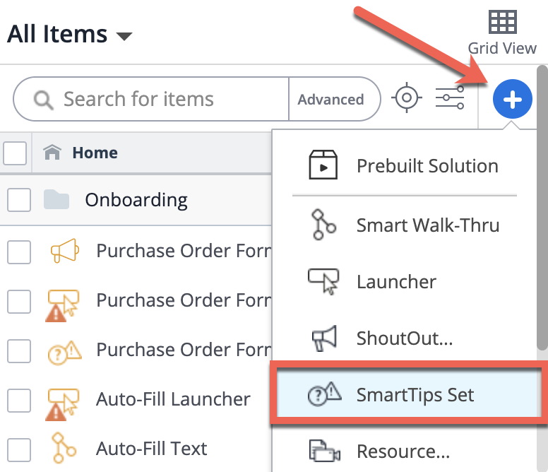 スマートチップ：スタートガイド - WalkMe Support