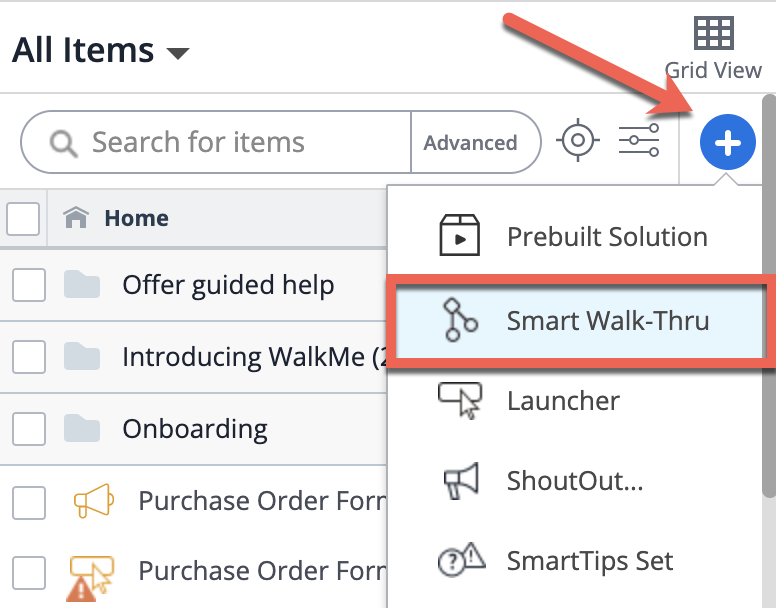 Smart Walk-Thru: Getting Started Guide - WalkMe Support