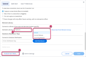 Release Management with the Element Library - WalkMe Help Center
