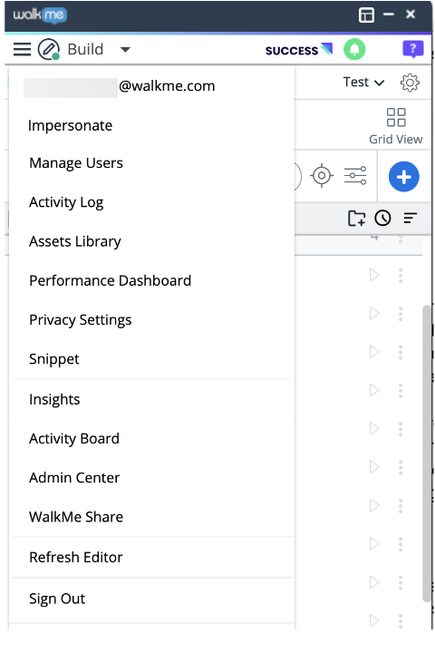 WalkMe Editor Features - WalkMe Support