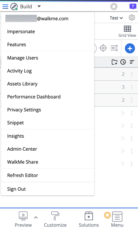 WalkMe Editor Features - WalkMe Support