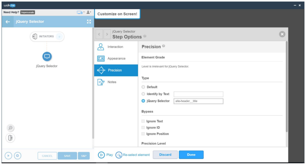 How to Create jQuery Selectors for WalkMe - WalkMe Help Center