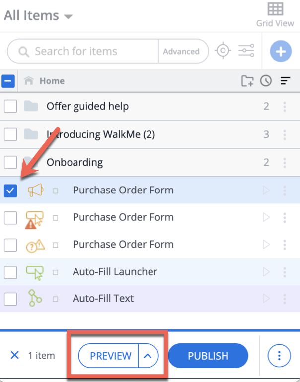Previewing WalkMe Content - WalkMe Help Center Previewing WalkMe Content - WalkMe Help Center