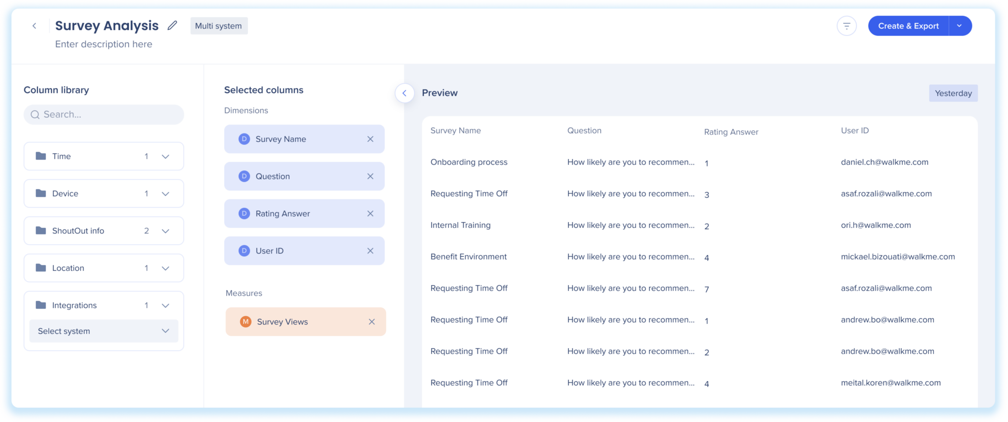 About Insights Report Builder - WalkMe Help Center