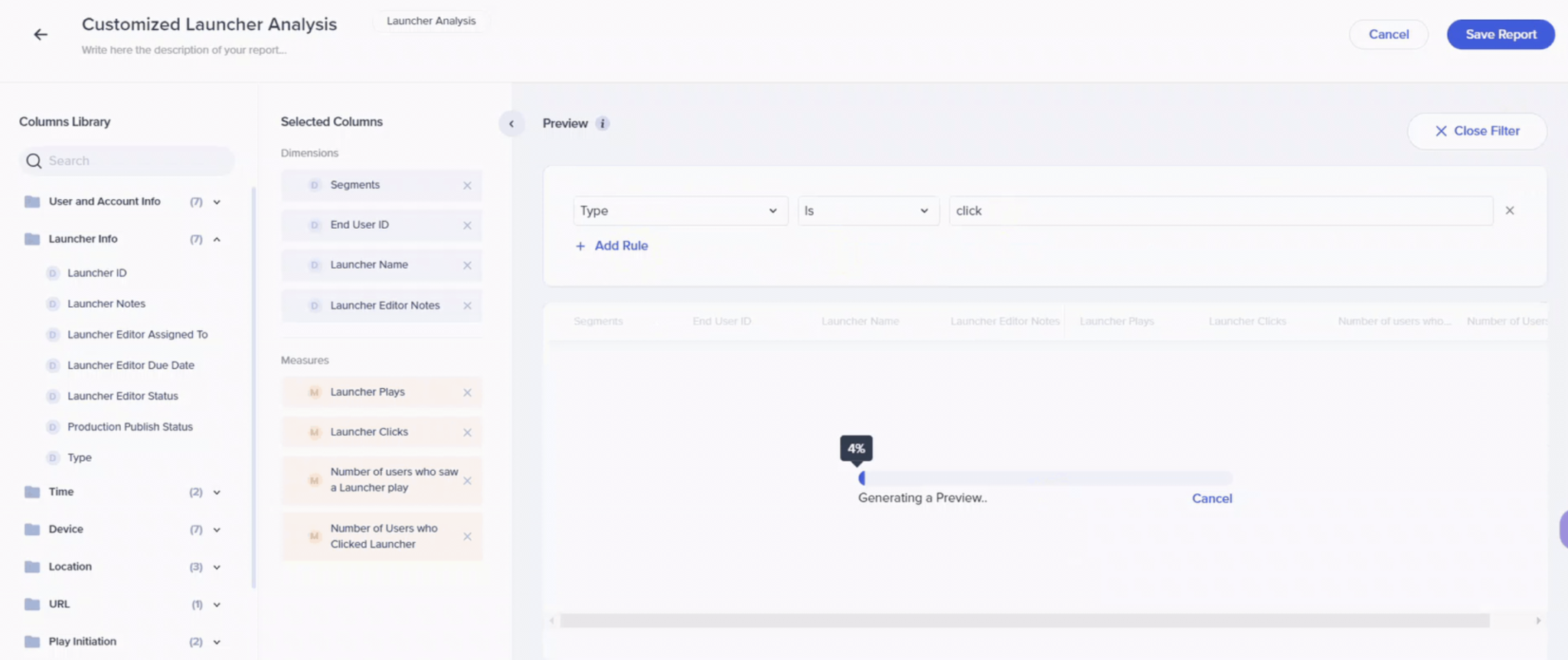 Report Builder Insights Classic - WalkMe Help Center