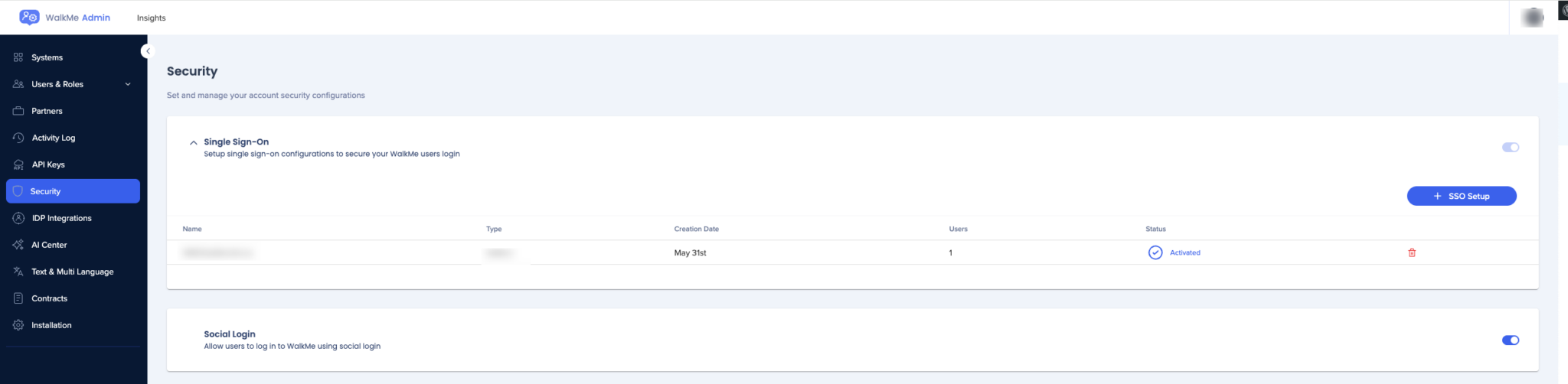 Single Sign-On (SSO) - WalkMe Help Center