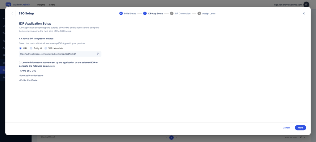 Single Sign-On (SSO) - WalkMe Help Center