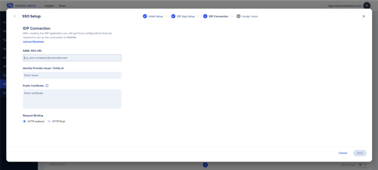 Single Sign-On (SSO) - WalkMe Help Center