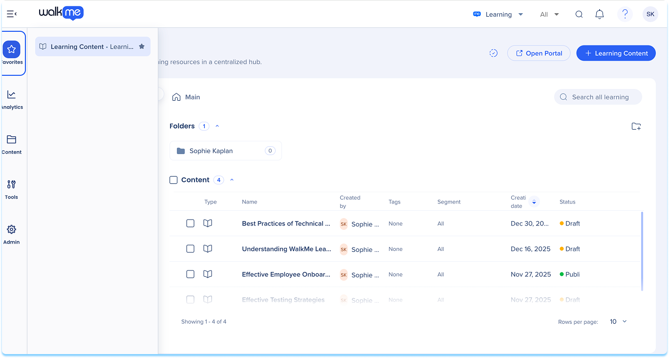 WalkMe Console - WalkMe Help Center