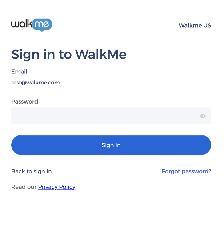 WalkMe Login - WalkMe Help Center