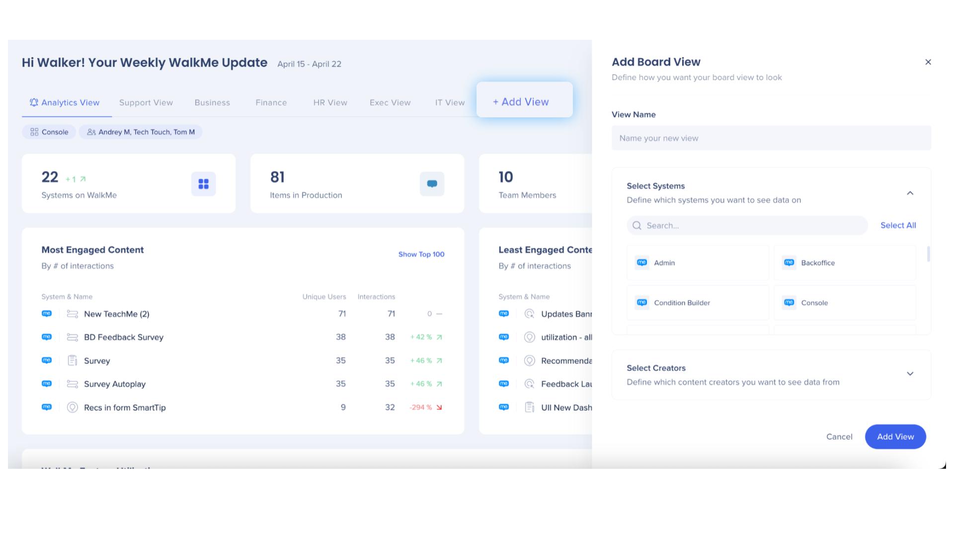 Activity Board - WalkMe Help Center