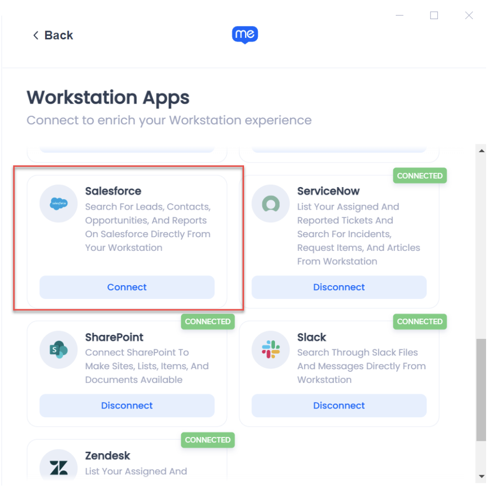 Workstation – Salesforce Integration - WalkMe Help Center