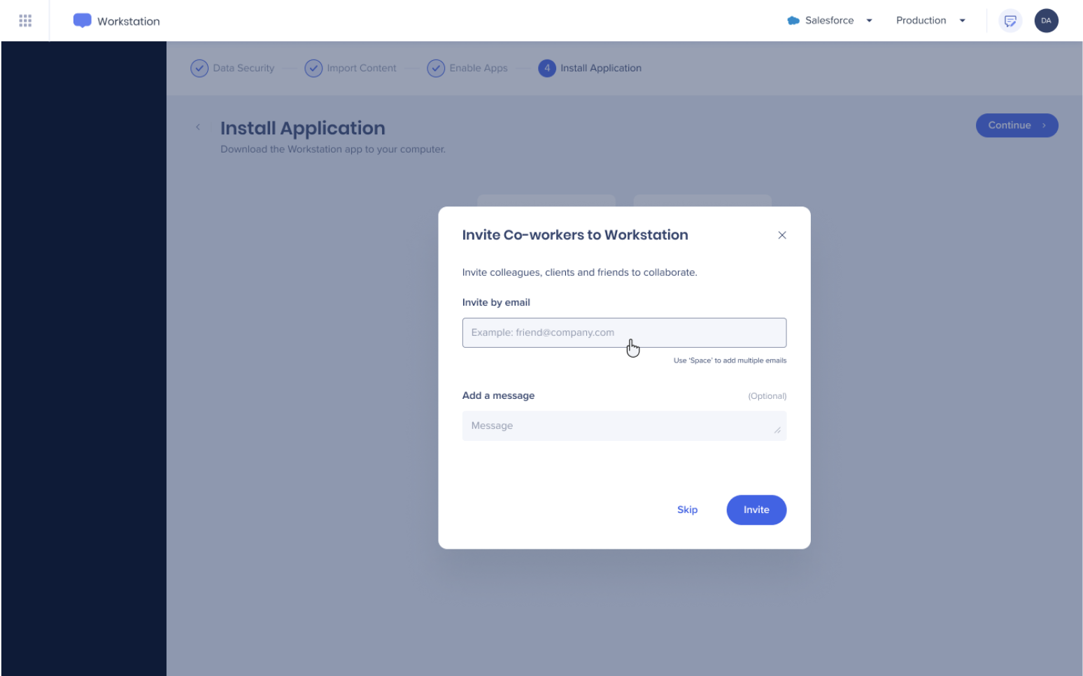 Get-started Wizard in Workstation Console - WalkMe Help Center