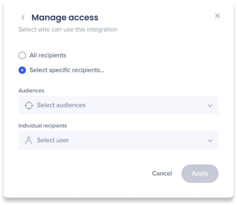 Workstation for Mobile: Integrations Segmentation - WalkMe Help Center
