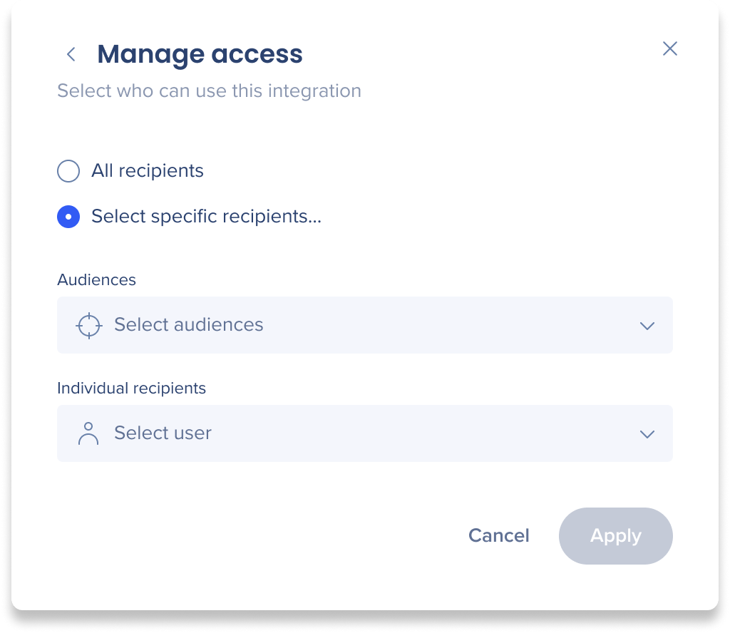 WalkMe Menu for Mobile: Integrations Segmentation - WalkMe Help Center