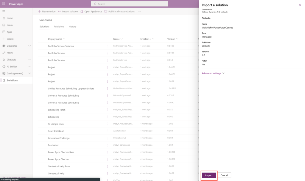 Install WalkMe for PowerApps (Canvas) - WalkMe Help Center