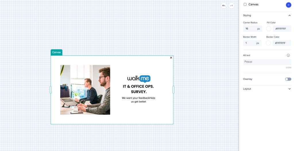 Visual Designer Dynamic Layout - WalkMe Help Center