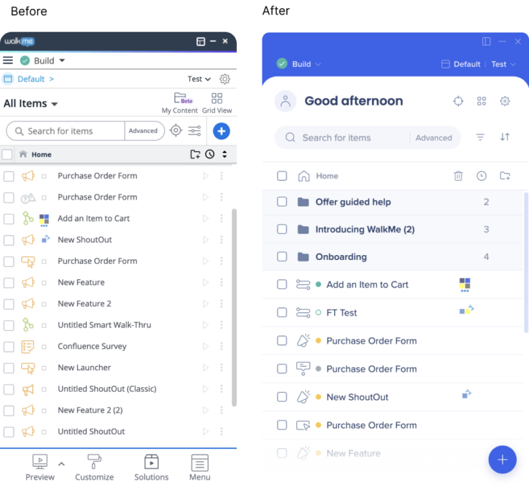 New Editor Design - WalkMe Help Center
