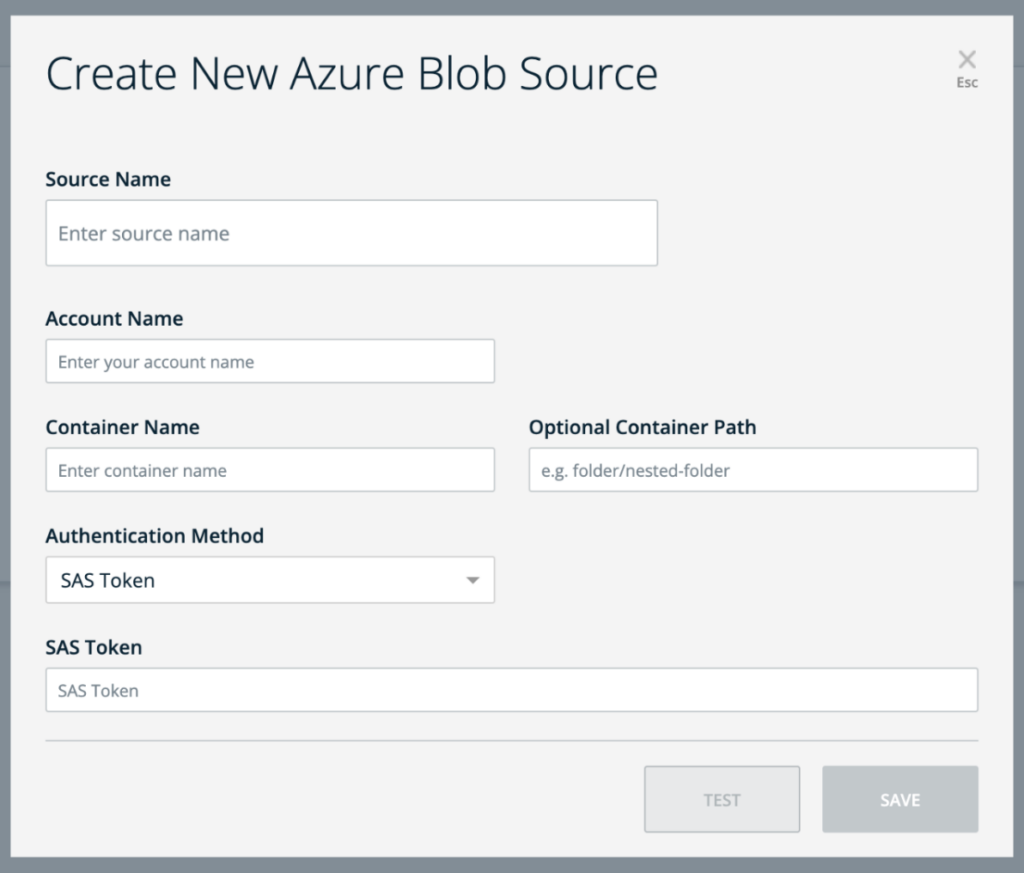 Incoming Azure Blob Integration - WalkMe Help Center