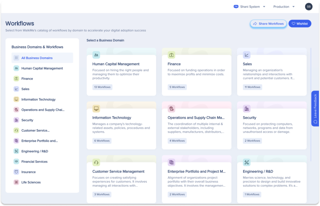 Invite Coworkers to External Workflows - WalkMe Help Center