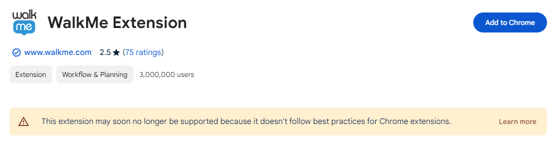 Manifest V3 Migration: Future of Browser Extensions - WalkMe Help Center