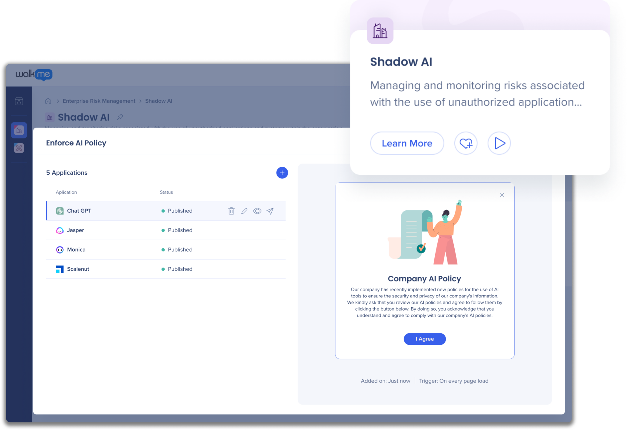 Workflows for Shadow AI - WalkMe Help Center