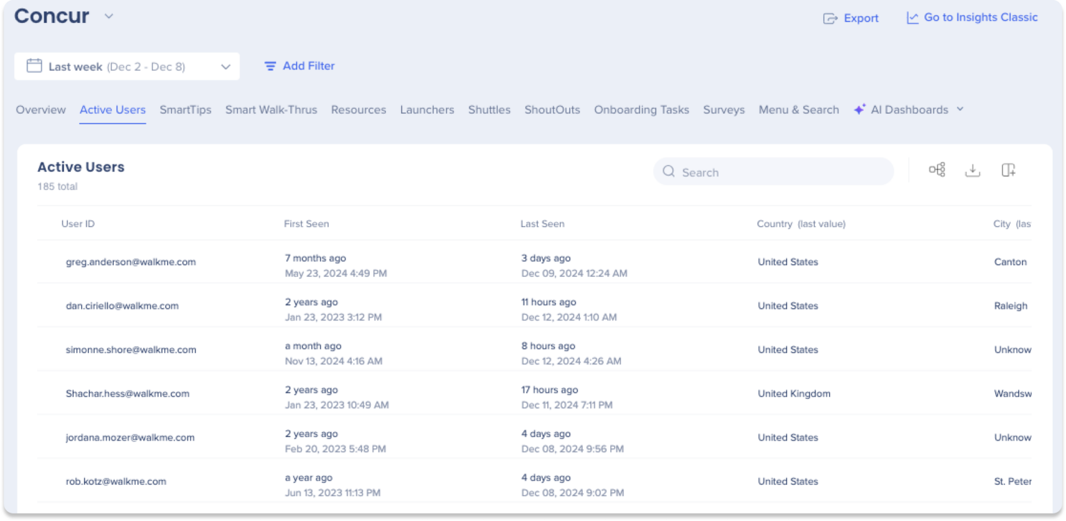 Insights: Getting Started Guide - WalkMe Help Center