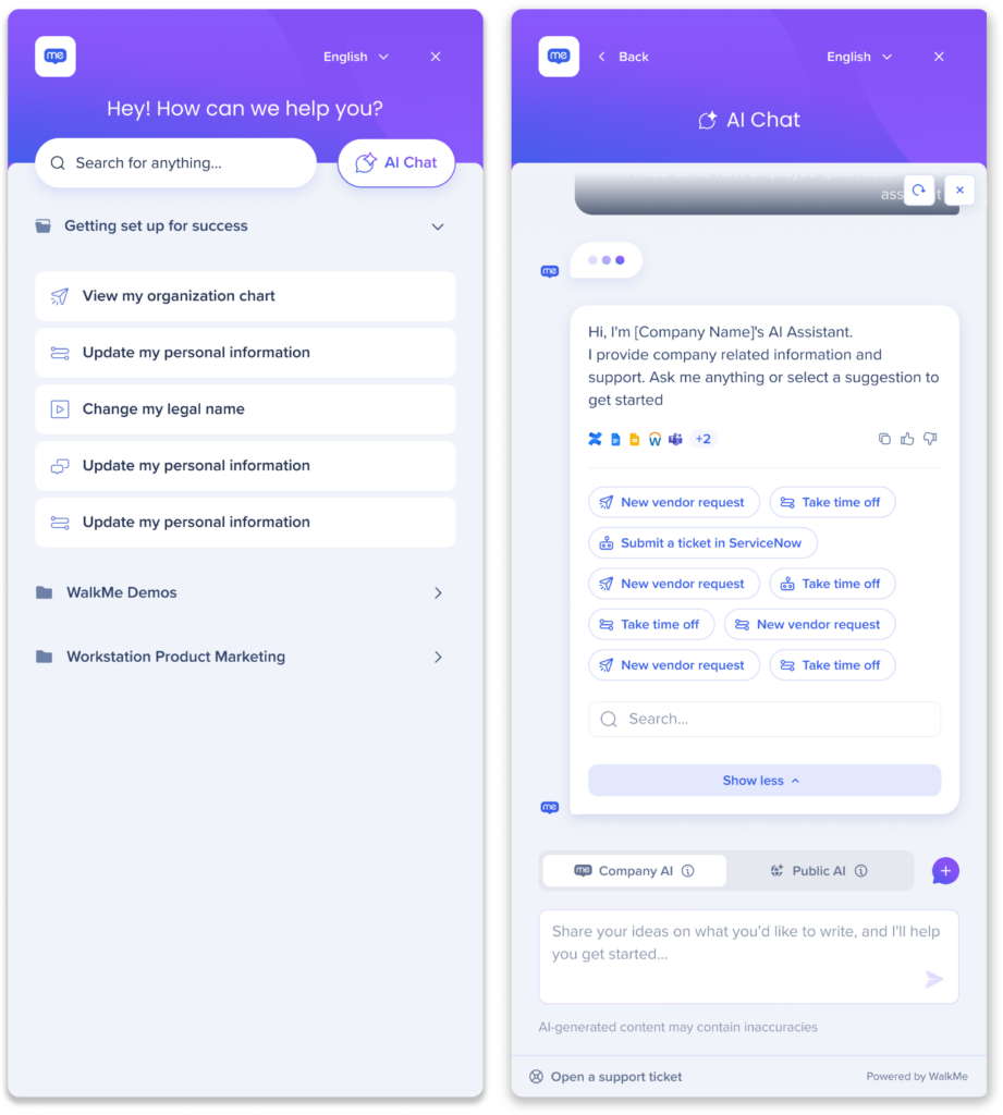 How to Use the Action Bar - WalkMe Help Center